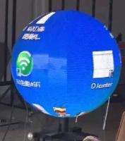 China Ball Led Display Globe Screen Pixel Pitch 4 Mm Diameter 3 M Seamless Splicing for sale