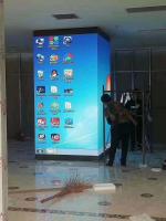 China Indoor  LED Display Cube Column P2.5 Module size 320mm*160mm  Pixel Density 160000 Right Angle Cabinets for sale
