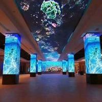 China Indoor  LED Display Cube Column P2.5 Module size 320mm*160mm  Pixel Density 160000 Right Angle Cabinets for sale