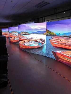 China P3.91 Rental Stage Events Led Display / Led Pantallas Concerts Entertainment Curve Radian 15-90 Degrees for sale