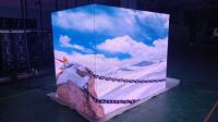 China Outdoor Full Color Led Display P 4.81 Right Angle , Cubic Column Construction Application for sale