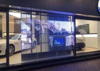 China Transparent Led Display Media Player 50 mm x 100 mm High Transparency on Glass Wall for sale