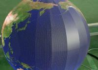 China Flexible LED Ball Screen Indoor P1.9 RGB Full Color SMD Globe 0.5m Diameter High Definition for sale