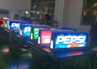 China High Brightness Car Roof Top Taxi LED Display Screen Outdoor Advertising Sign P2.5 P3 P4.81 P5 Full Color 3G 4G for sale