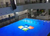 China Full Color IP65 Acrylic Stage Dance Floor Tile P4.81P3.91 LED Display Outdoor Video Screen With Radar System for sale