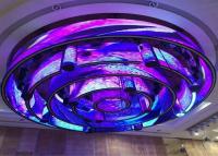 China Indoor Creative 4mm 256mmx128mm Flexible LED Screen for sale