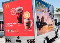 China Truck Trailer IP65 P8 Mobile Advertising LED Display for sale