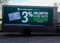 China Truck Trailer IP65 P8 Mobile Advertising LED Display for sale