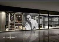 China Commercial Transparent HD SMD P3.91 LED Curtain Display for sale