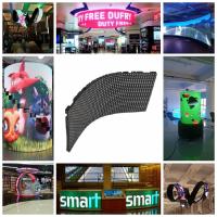 China Indoor Flexible P2.5 mm LED Display Video Wall Customized Size Free Style Creative Display for sale