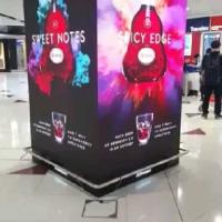 China Indoor  LED Display Cube Column P2.5 Module size 320mm*160mm  Pixel Density 160000 Right Angle Cabinets for sale