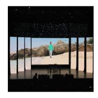 China Indoor Stage Backgroup Full Color P3 LED Display with 3mm Pixel Pitch and 1/32 Scan Driving Method for sale