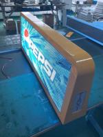 China P4 P5 P6.67 AC 12-36V Outdoor LED Display for High Brightness Taxi-Top Advertising for sale