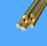 China Customized Hexagonal CW614N Brass Rod , High Capacity Brass Hex Bar Stock for sale
