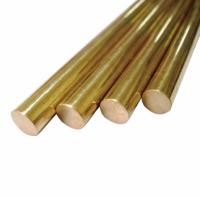 China C3604， C3771 Solid Brass Rod , Yellow Color Brass Round Bar Stock for sale