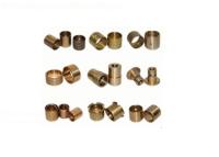 China Cylindrical Bronze Bushings And Bearings , Lubricated Bronze Sleeve Bearings ISO9001 for sale
