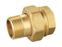 China DN 20 Bronze or Brass Water Meter Couplings Connectors for Meters for sale