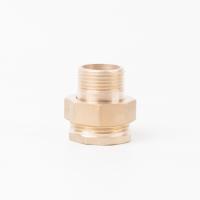 China Natural Surface Brass Water Meter Coupling Accesories of Water Meter for sale