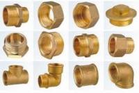 China Customized Basic Plumbing Fittings , CNC Lathe Brass Connector For Water / Gas for sale