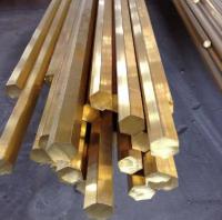 China CW614N Hexagonal Brass Rod , Customized Brass Hexagon Bar for sale