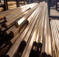 China CW614N Hexagonal Brass Rod , Customized Brass Hexagon Bar for sale