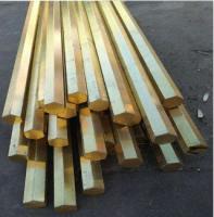 China CW614N Hexagonal Brass Rod , Customized Brass Hexagon Bar for sale
