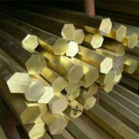 China CW614N Hexagonal Brass Rod , Customized Brass Hexagon Bar for sale