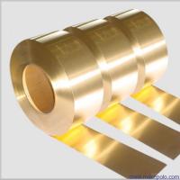 China 0.03-3mm Brass Foil Roll / Coil / Foils H70 H68 H65 H62 C2600 C2680 GB UNS JIS for sale