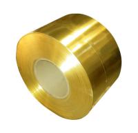 China 0.03-3mm Brass Foil Roll / Coil / Foils H70 H68 H65 H62 C2600 C2680 GB UNS JIS for sale