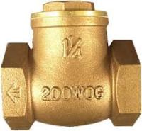 China Professional Brass Core Brass Swing Check Valve CW617 CW602 1/2