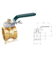 China 2 Inch Copper Pipe Ball Valve  Flanged Forging Plumbing Water Valve DN50 CW617 for sale