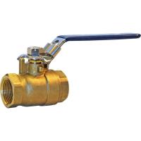 China Bronze Ball Valve Two Piece Inline Lever NPT Female C84400 DN 40 for sale