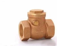 China Low Pressure Bronze Swing Check Valve Lead Free With Soft Seat for sale