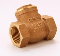China Low Pressure Bronze Swing Check Valve Lead Free With Soft Seat for sale
