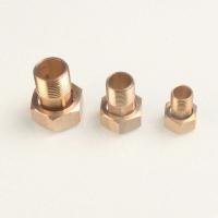 China Natural Surface Brass Water Meter Couplings with Customized Size for sale