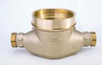China High Capacity Bronze Single Jet Water Meter Body For Cold Water DN15 - DN50 for sale