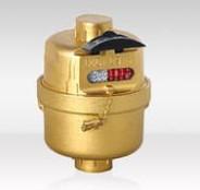 China Volumetric Water Meter Body Green Color Flow Meter Body For Cold Water DN15 for sale