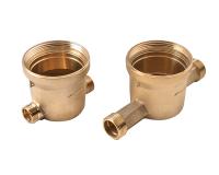 China High Output Water Meter Fittings Bronze Body DN15 - DN50 Water Usage Meter for sale