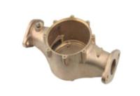 China Anti Leak Bronze Water Meter Body , Cold Water Meter Fittings Bronze for sale
