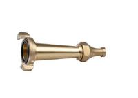 China Customized Brass Straight Nozzle Brass Fire Hose Nozzle 2-1/2inch for sale