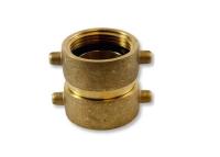 China Anti Corrosive Brass Fire Fighting Coupling Reducer Connector 1-1/2 Inch CW614N DIN standard for sale
