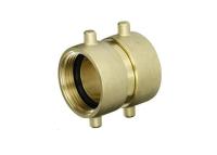 China Anti Corrosive Brass Fire Fighting Coupling Reducer Connector 1-1/2 Inch CW614N DIN standard for sale