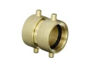 China Anti Corrosive Brass Fire Fighting Coupling Reducer Connector 1-1/2 Inch CW614N DIN standard for sale