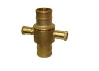 China Locked Type Fire Adapter Brass Hose Coupling For Fire Fighting DIN standard for sale