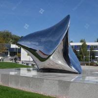 China Mirror Polished Stainless Steel 316L Sculpture A Pulsing Heart 4m High for sale