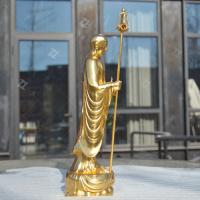 China 30CM High Casting Bronze Buddha Statue Large Size 	Gold leaf Finish for sale