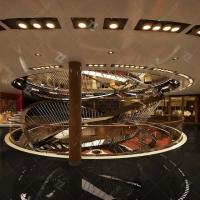 China Mirror Polished 316L Stainless Steel Atrium Sculpture Dia.32.8ft for Yacht Decoration for sale