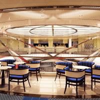 China Mirror Polished Stainless Steel Atrium Curved Sculpture 10m High for Cruise Ship for sale
