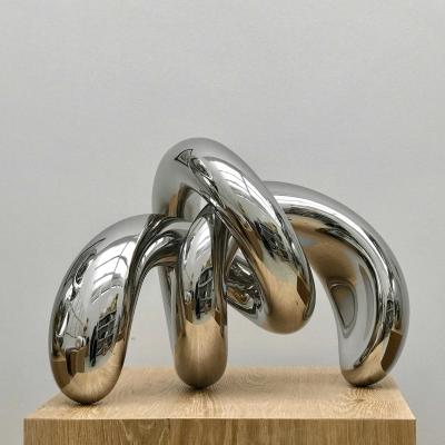 China Mirror Stainless Steel Crab Sculpture 0.38m Richard Hudson Art Hand Forged 316L for sale