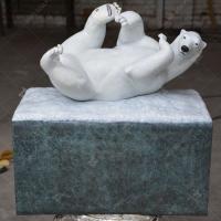 China Modern Art Bronze Casting Statue Patina Finish Custom Size Outdoor Indoor Collection for sale
